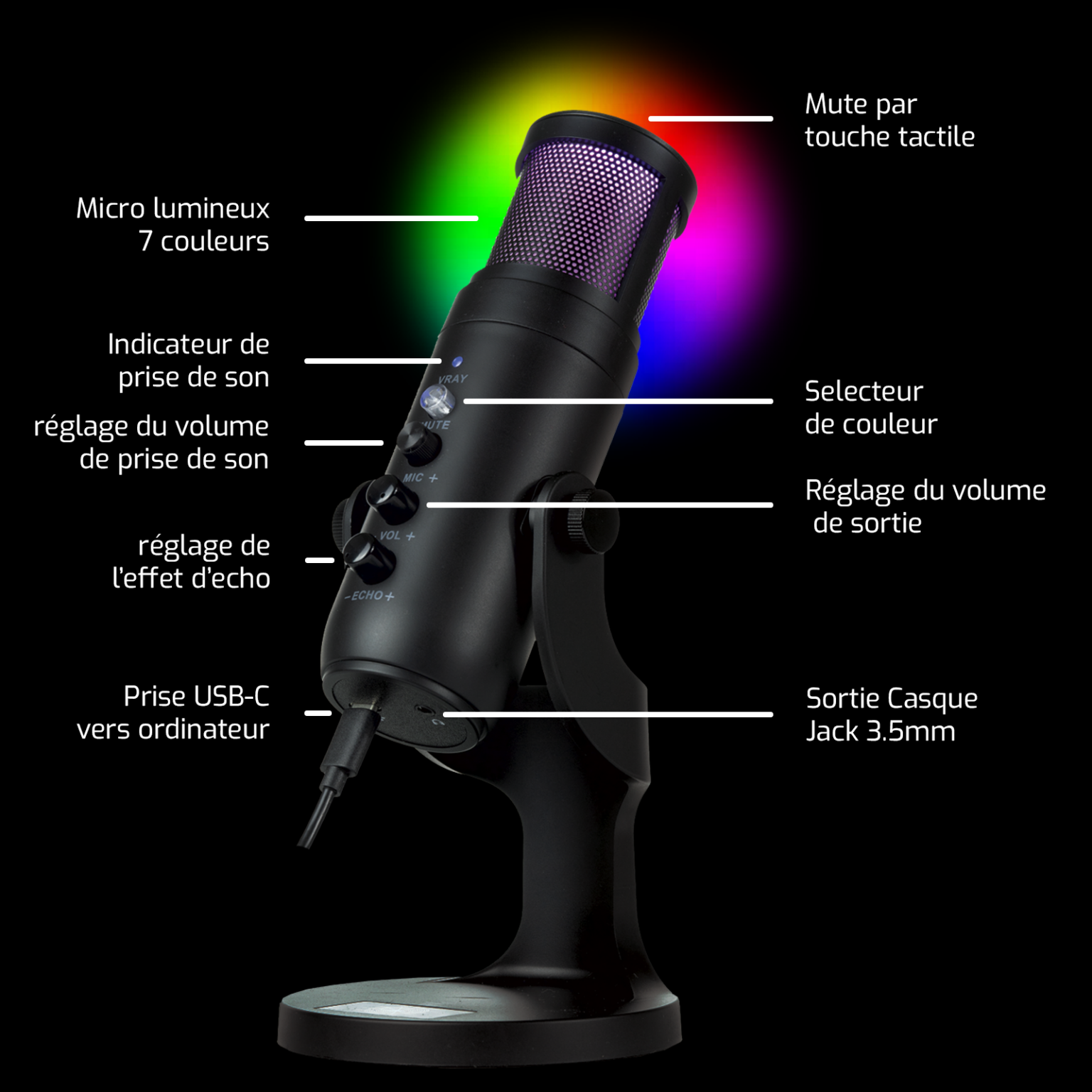 MC-100 Micro Streaming Pro - OnLan Gaming